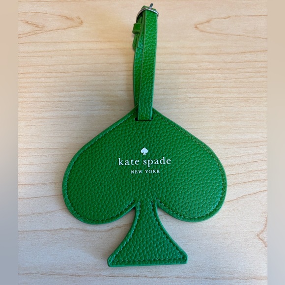 kate spade | Accessories | Kate Spade Luggage Tag Bag Tag Pristine ...